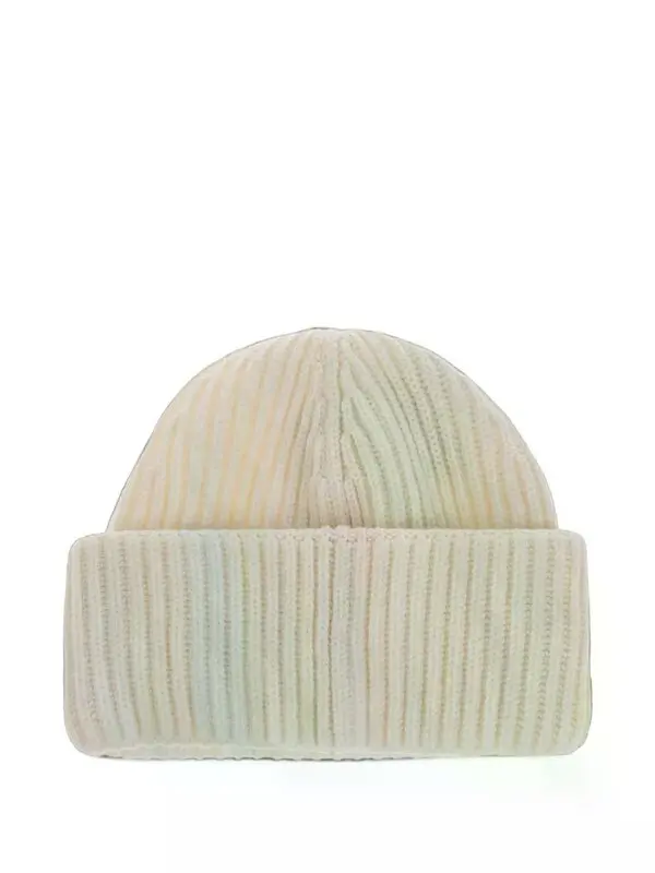 Canada Goose Logo-patch Ribbed-knit Beanie Hat