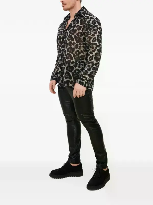 TESSITURA Leopard-print Shirt