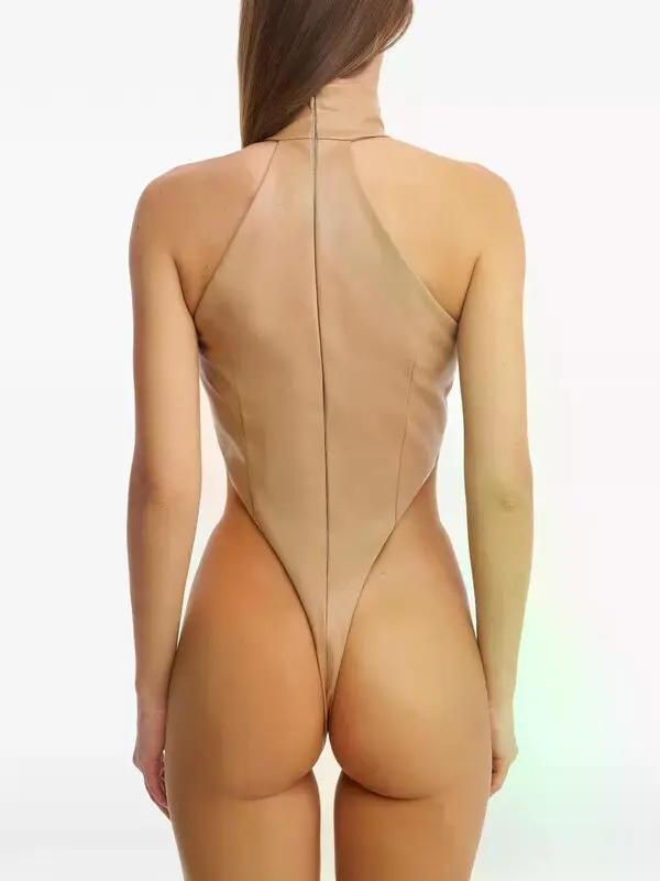 LIKA Halterneck Cutout Bodysuit