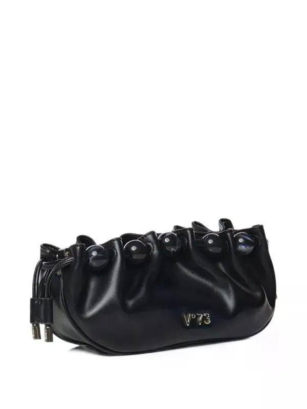 V°73 Topaz Chibead-embellished Ruched Mini Bag