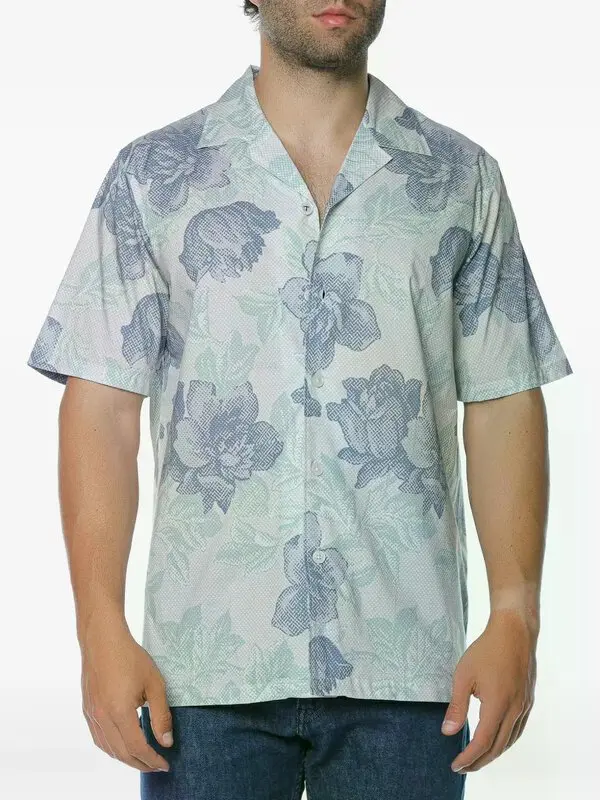 Ted Baker London Floral-print Relaxed-fit Shirt