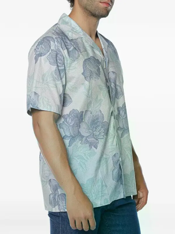 Ted Baker London Floral-print Relaxed-fit Shirt