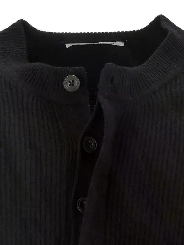 Al Duca D'aosta Ribbed-knit Button-up Sweater