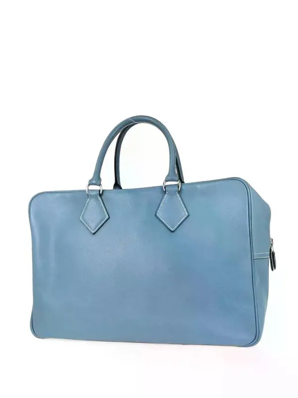 Hermès 2006 40 Plume Holdall - Blue