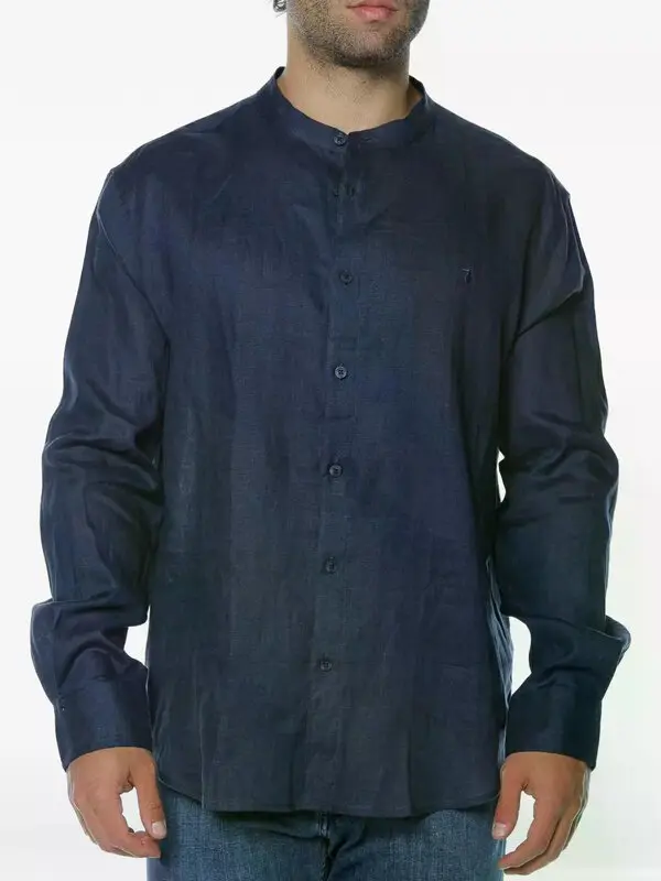TRUSSARDI Stand-up Collar Shirt