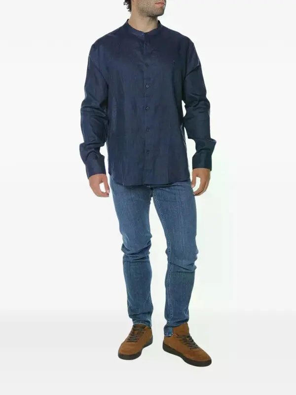 TRUSSARDI Stand-up Collar Shirt