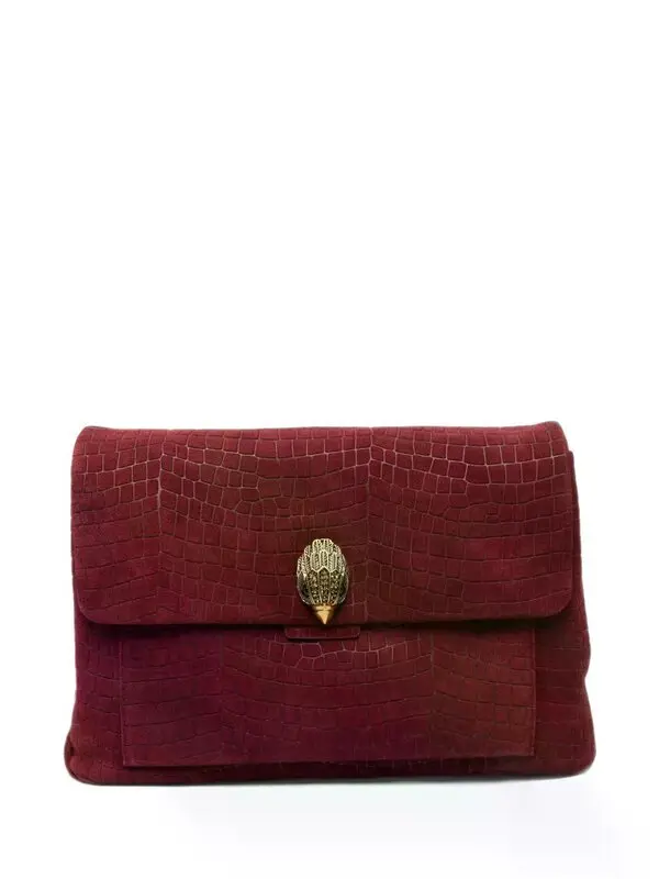 Kurt Geiger Xl Celia Crocodile-effect Shoulder Bag - Red