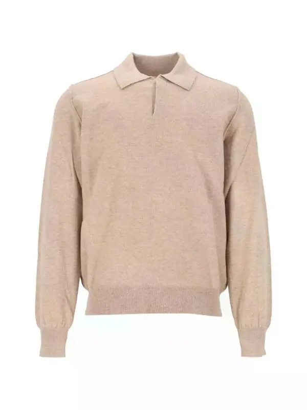 Mauro Grifoni Polo-collar Wool Sweater