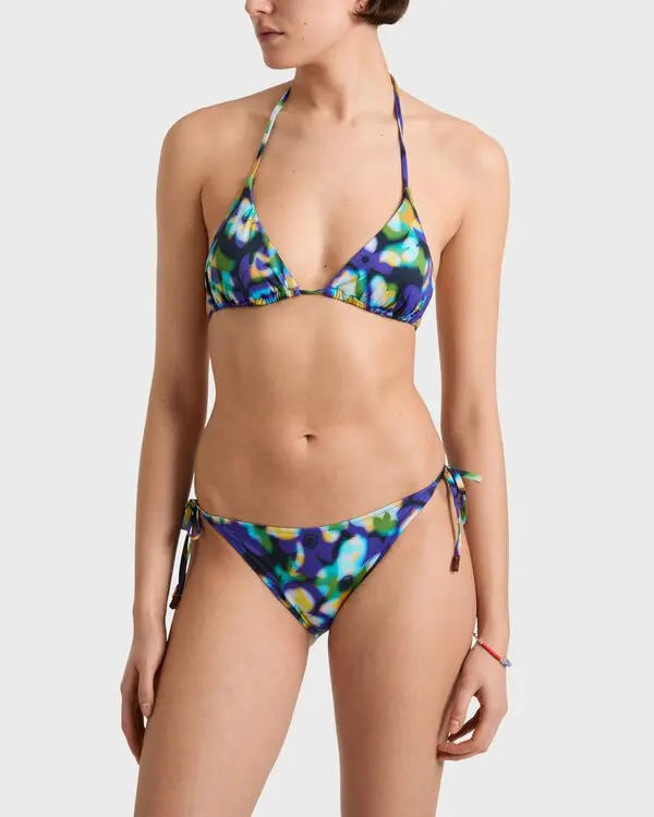 Vilebrequin Side Tie Bikini Bottom Frangipanier Trouble Swimwear Flore