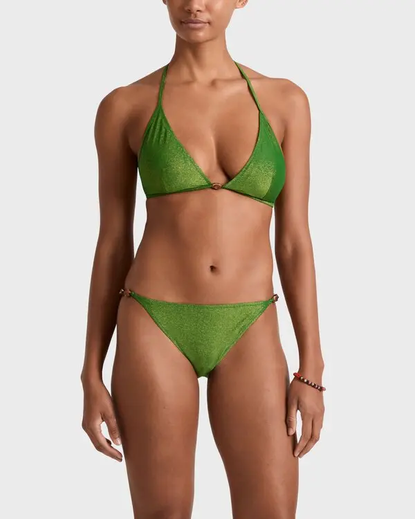 Vilebrequin Triangle Bikini Top Iridescent Jersey Swimwear Flette