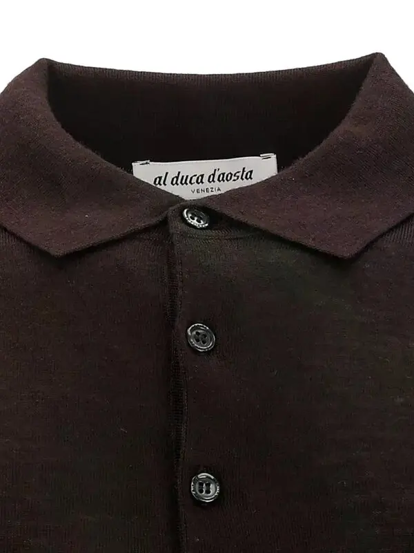 Al Duca D'aosta Merino Wool Polo Sweater