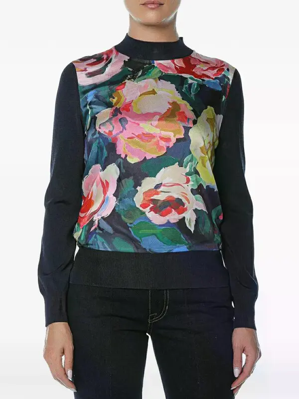 Ted Baker London Floral-print Remmiia Sweater