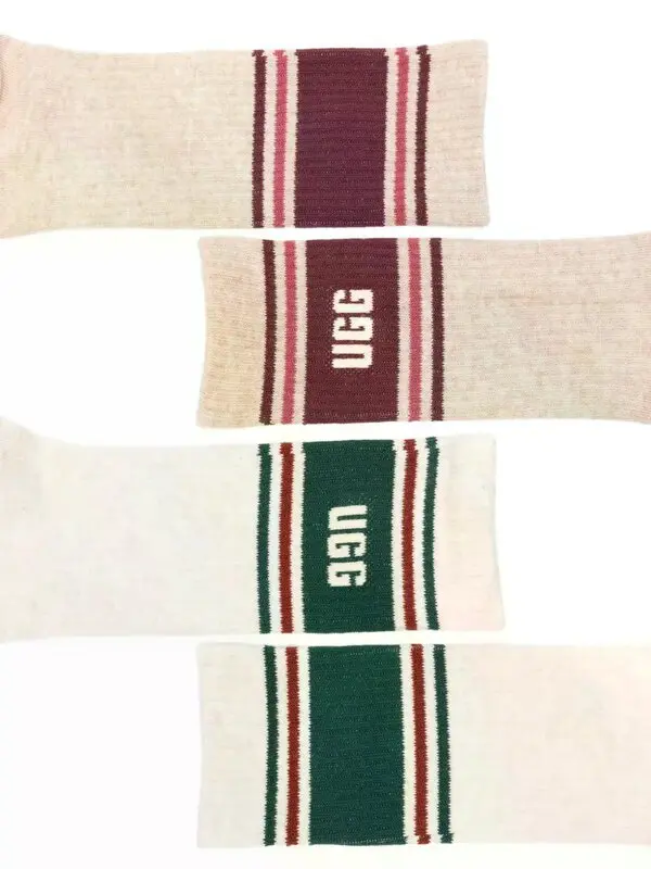 UGG Jedlyn Varsity Logo-intarsia Socks