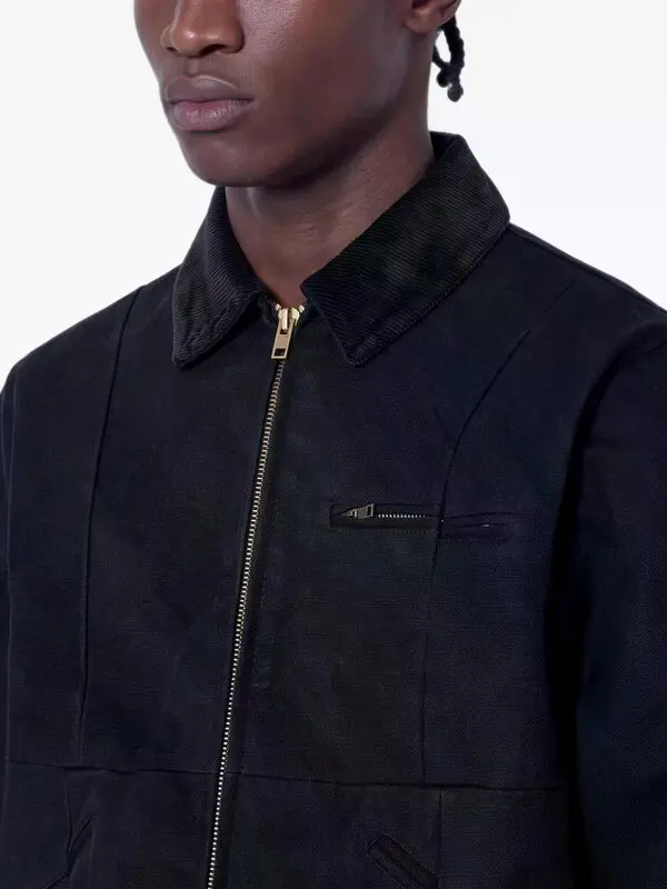 Vetements Corduroy-collar Zip-up Jacket
