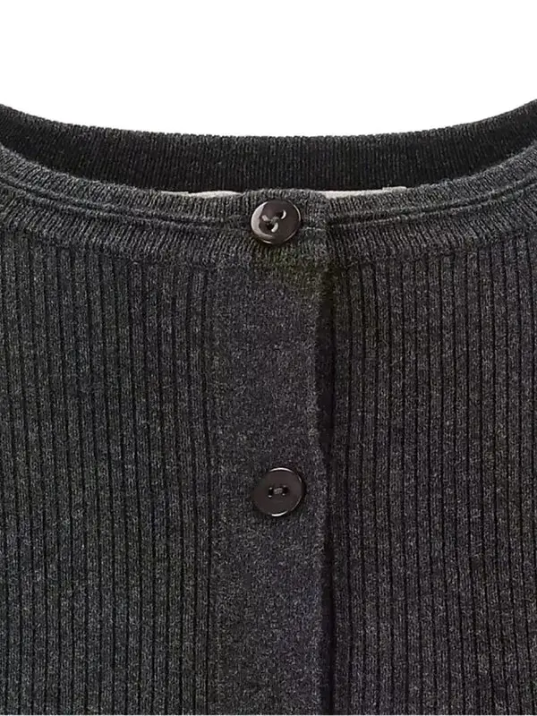 LISA YANG Abeena Ribbed-knit Cardigan
