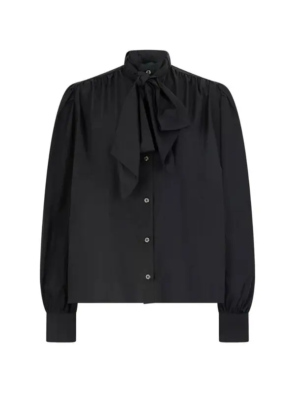 John Richmond Lavallière Bow Shirt
