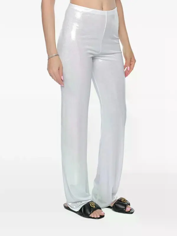 CHIARA FERRAGNI Metallic Cut-out Trousers