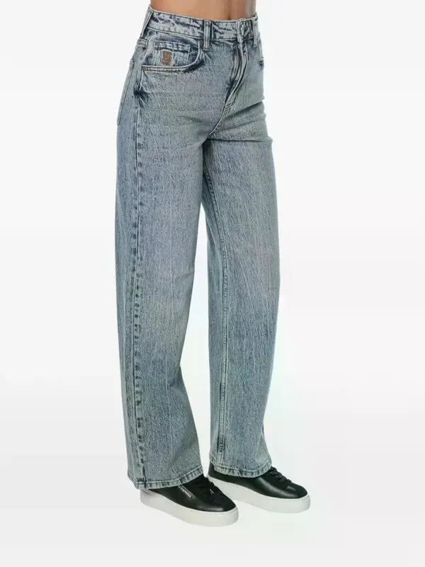 ONETEASPOON Icon High-waist Straight-leg Jeans