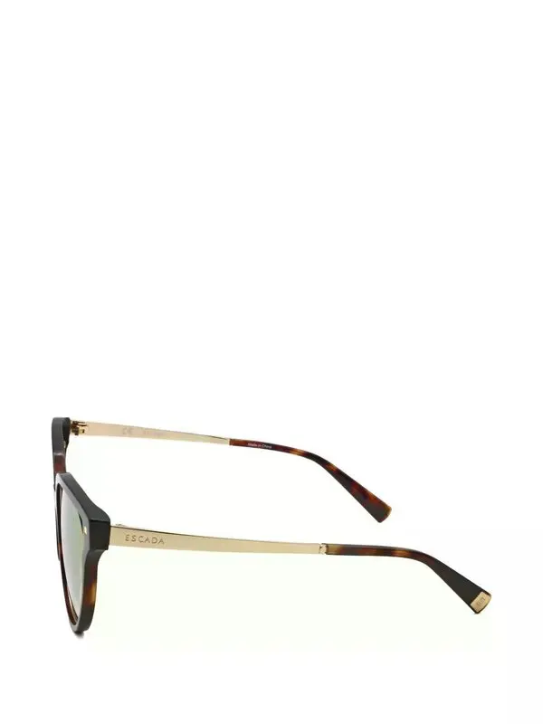 Escada Tortoiseshell-effect Round-frame Sunglasses