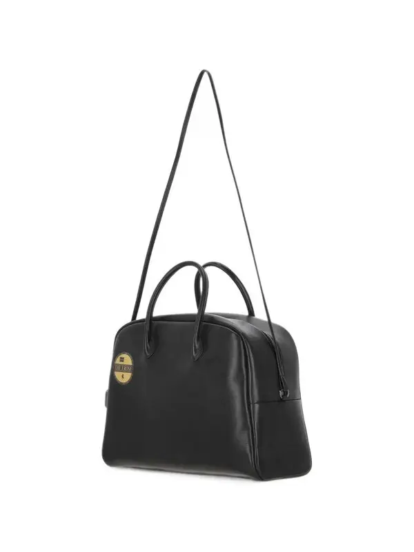THE EROSE Logo-patch Leather Tote Bag