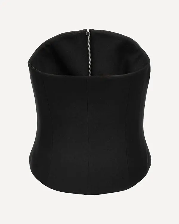Alexander McQueen Wool Corset With Zip