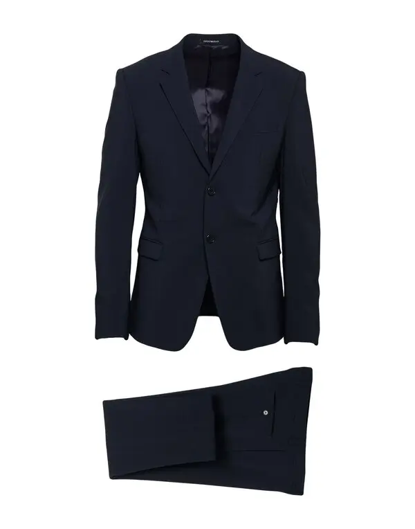 Emporio Armani Suit Midnight Size Virgin Wool, Elastane