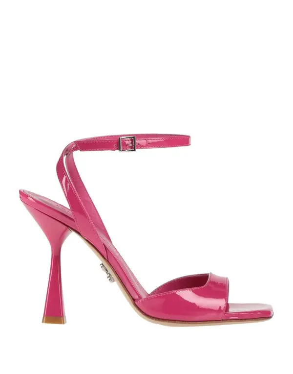 SERGIO LEVANTESI Sandals Azure Size Leather - Fuchsia