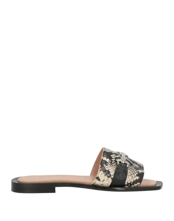 POLLINI Sandals Size Leather
