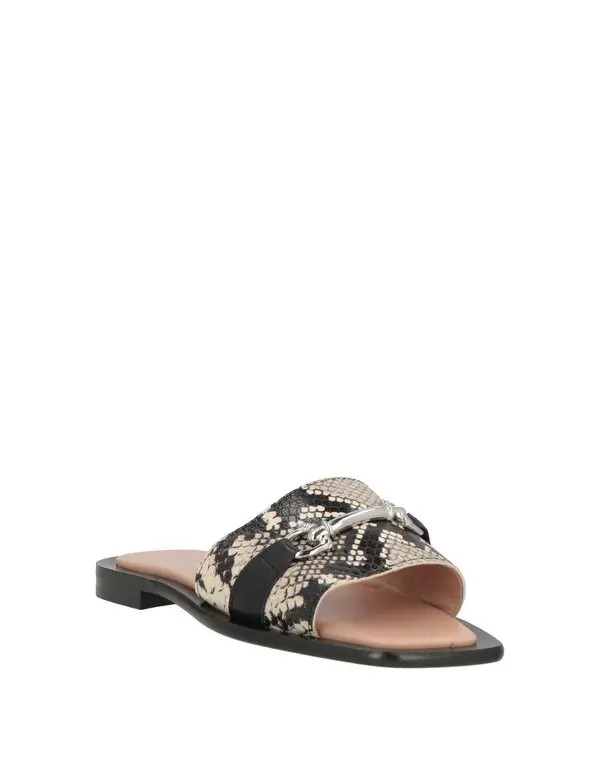 POLLINI Sandals Size Leather