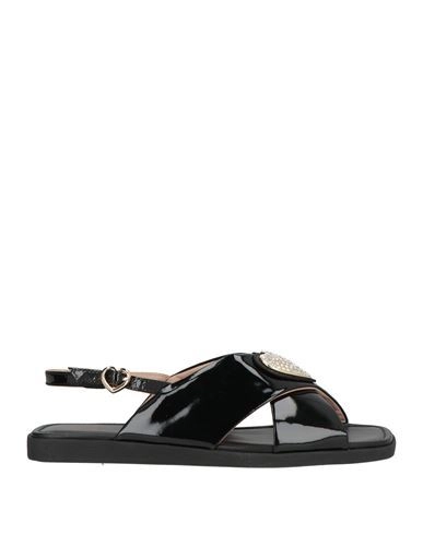 Moschino Sandals Cream Size Leather - Black