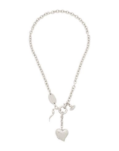 VIVIENNE WESTWOOD Della Pendant Necklace Brass - Silver