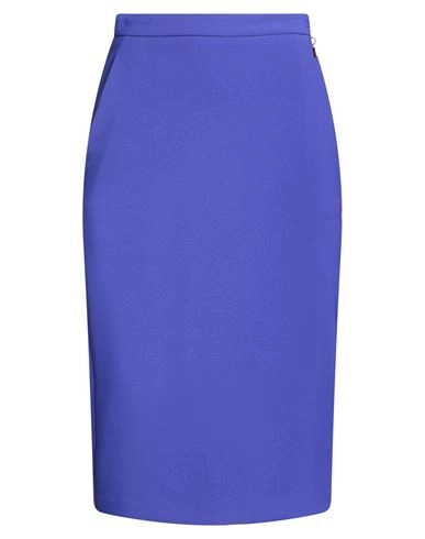 Elisabetta Franchi Midi Skirt Size Polyester, Elastane - Blue