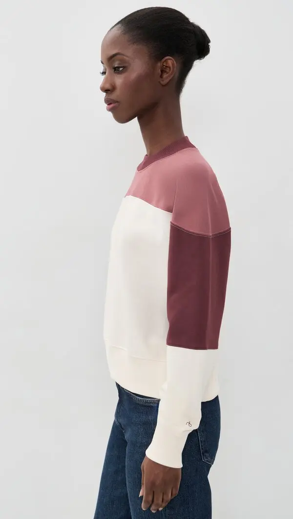 Rag & Bone The Everyday Terry Seamed Sweatshirt