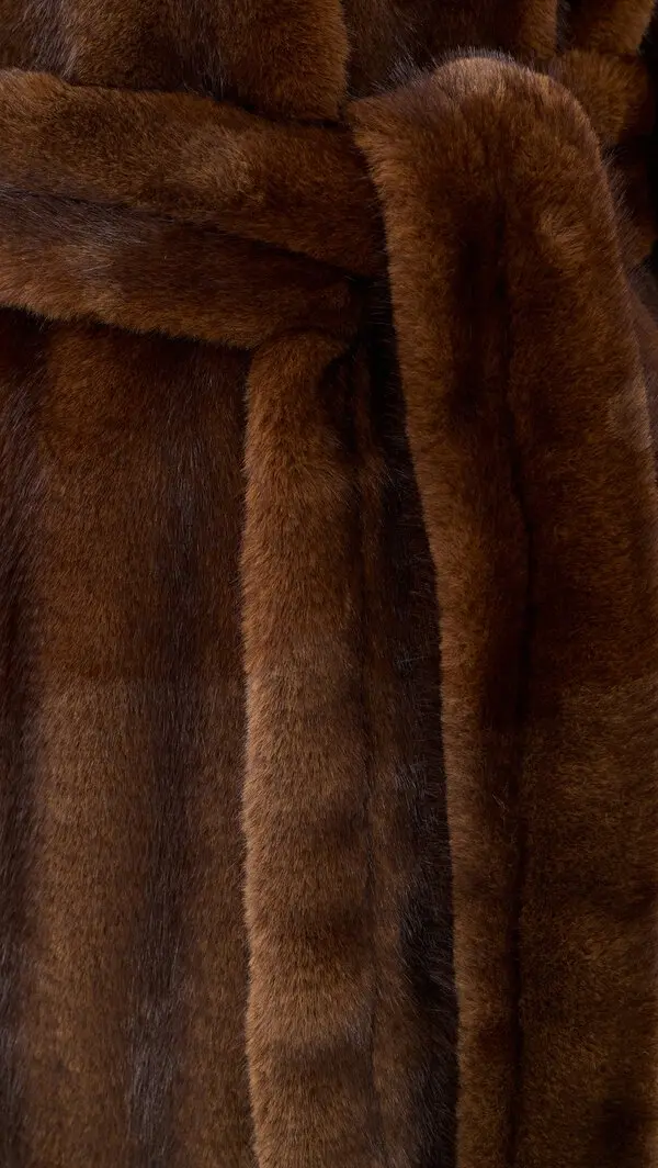 STAND STUDIO Miranda Faux Fur Coat