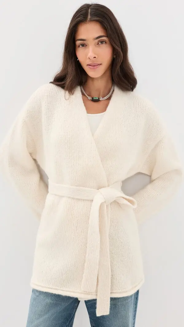 Faherty Brand Apres Alpaca Wrap Cardigan