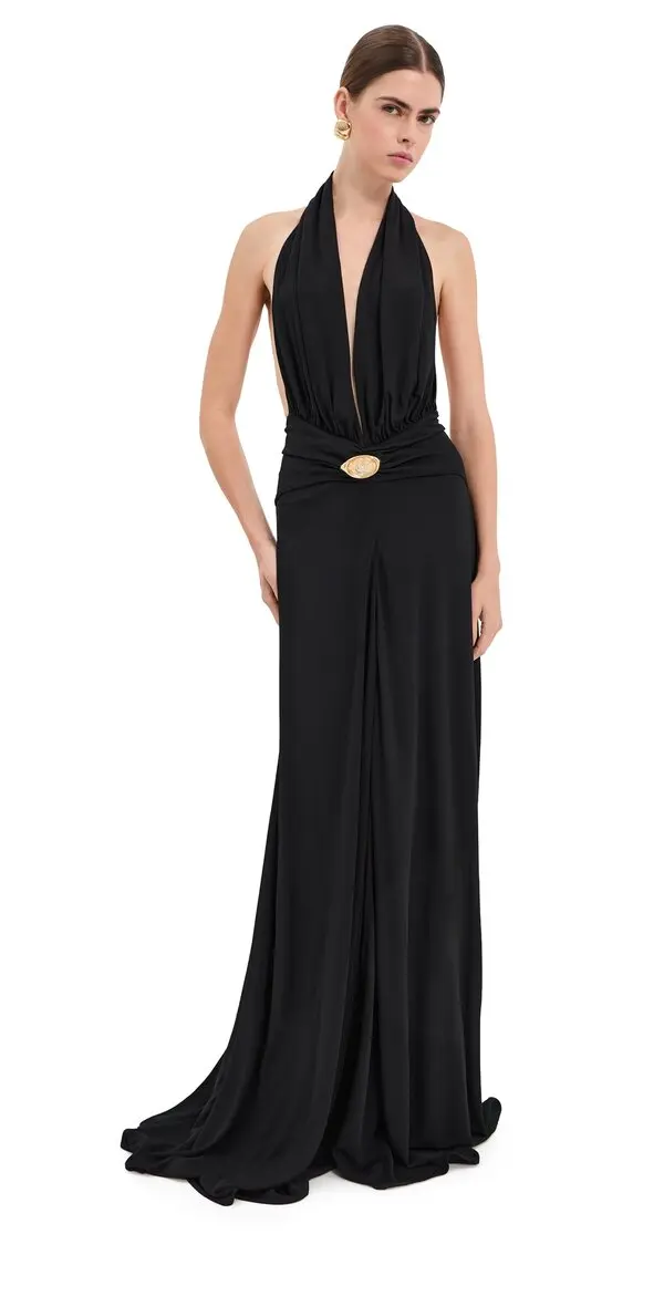 Casablanca Draped Jersey Dress