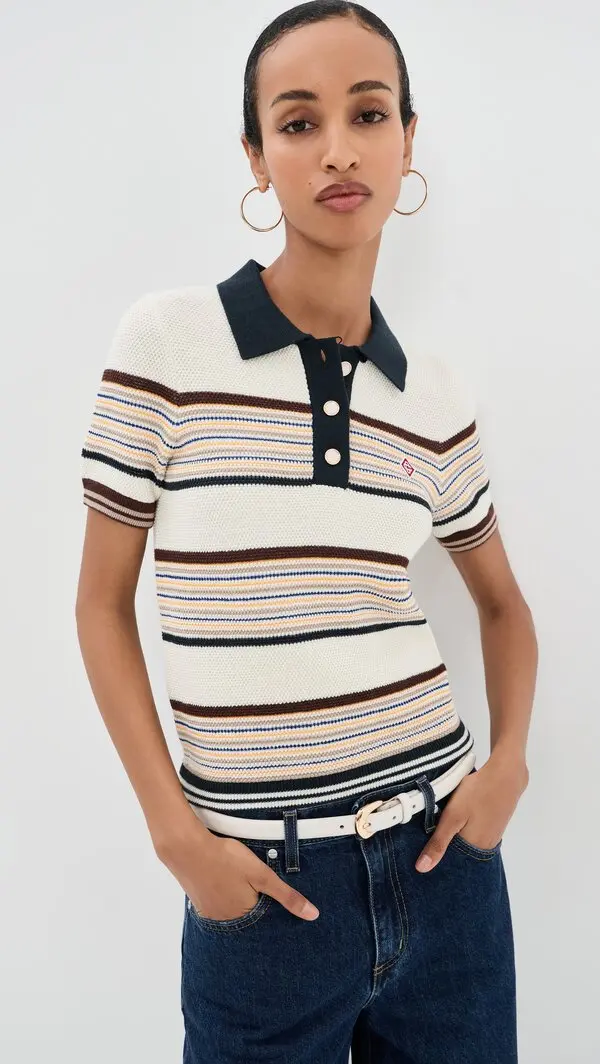 Casablanca Cafe Stripe Top