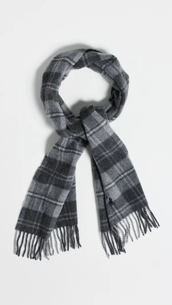 Polo Ralph Lauren Cashmere Blend Plaid Scarf