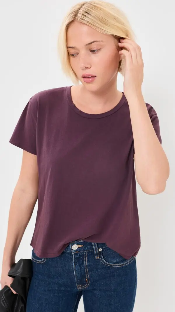 PERFECTWHITETEE Short Sleeve Boxy Crew Tee