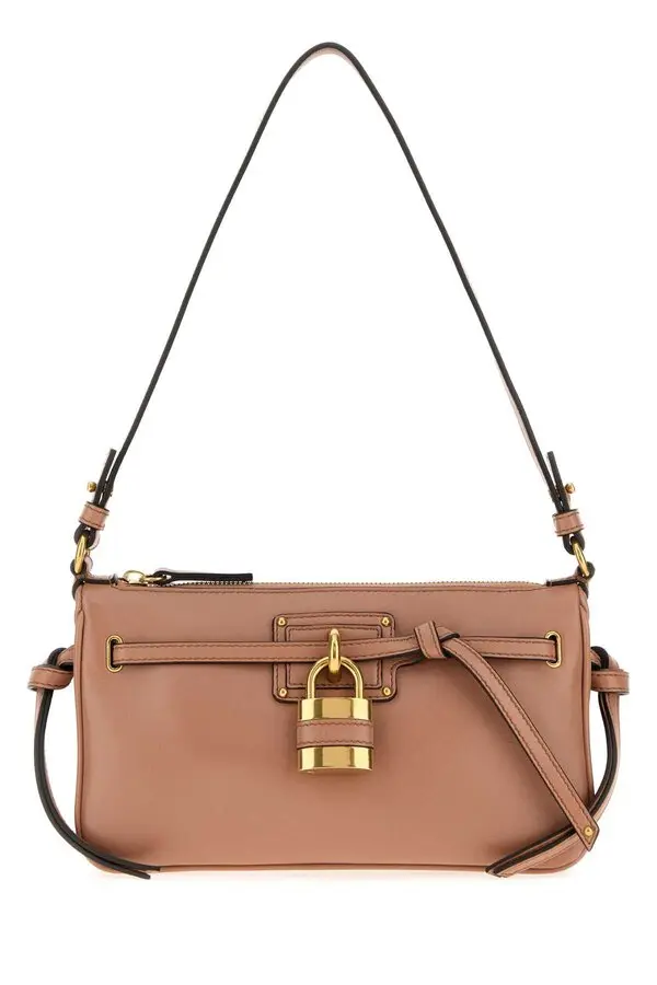 Chloé Antiqued Nappa Leather Mini Paddington Sling Shoulder Bag - Pink