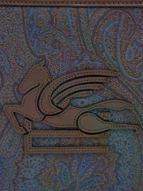 Etro Paisley-pattern Logo Messenger Bag