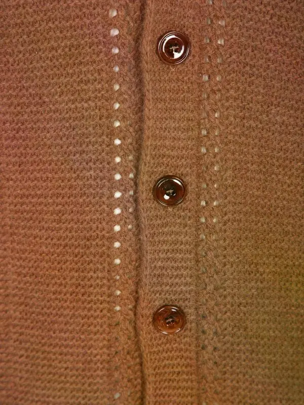 DANIELE FIESOLI Pointelle-knit Cardigan