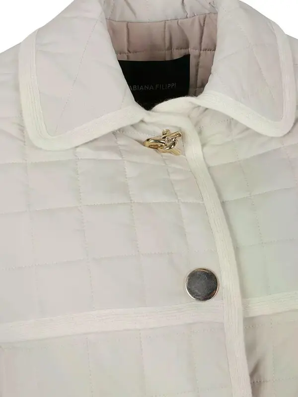 Fabiana Filippi Quilted Three-quarter Sleeve Jacket