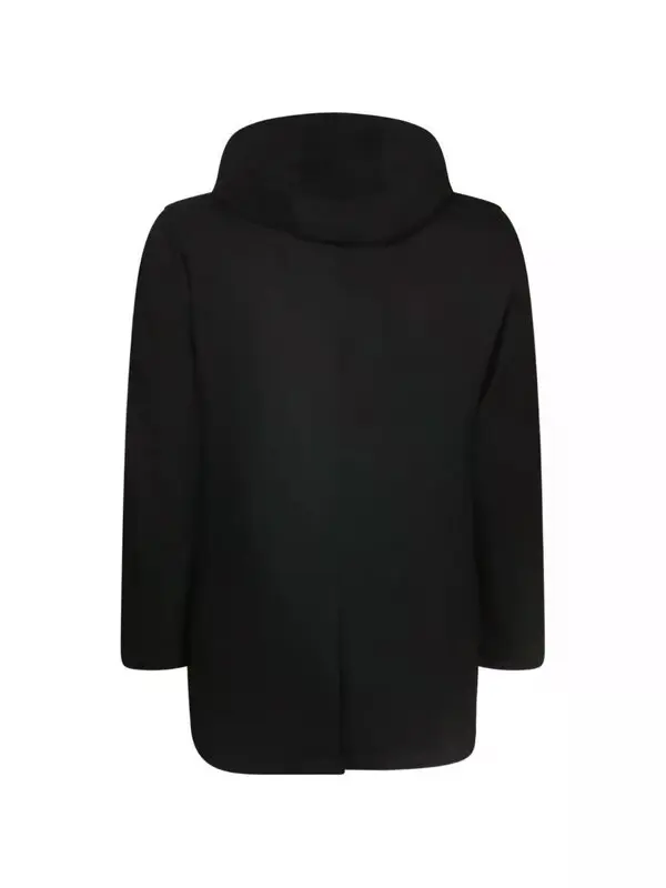 Herno Hooded Concealed-fastening Coat