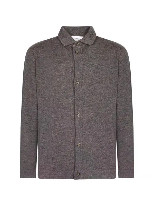 LARDINI Button-up Collar Cardigan