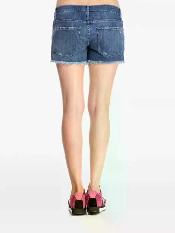 Black Orchid Distressed Raw-cut Shorts