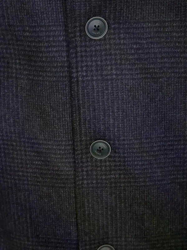 Herno Prince Of Wales Check Single-breasted Coat