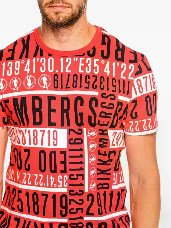 BIKKEMBERGS Logo-print Cotton T-shirt