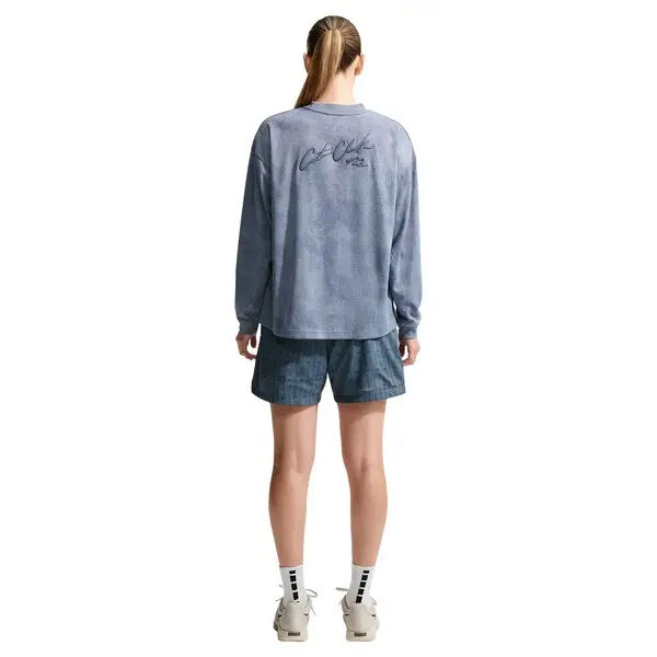 Nike X Caitlin Standard Issue Dri-fit 5 Practice Mesh Shorts 'diffused Blue Armory Navy