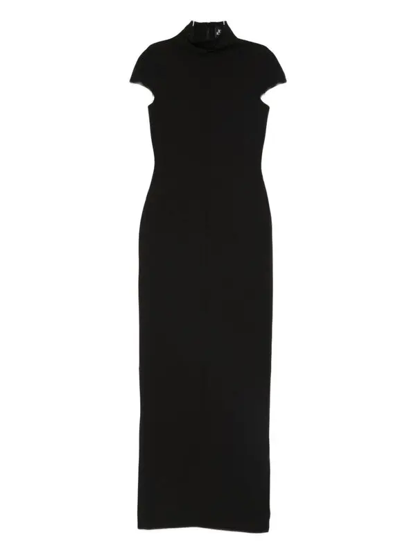 Solace London Lang Maxi Dress - Black